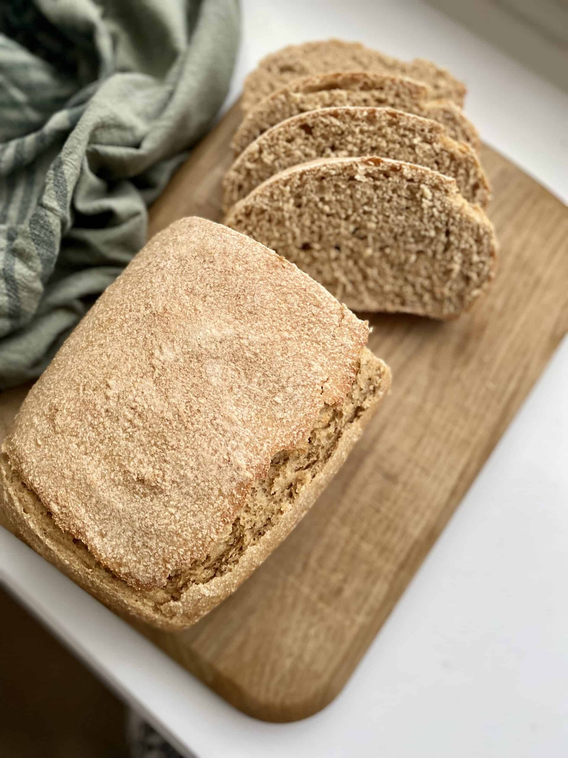 Simple 100% Whole Wheat Sourdough Bread - Fresh Milled Wheat ...