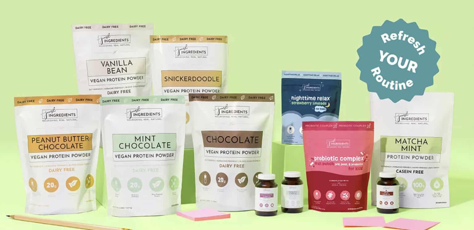 Favorite Just Ingredients Products I Use Daily - Homemaker On A Budget